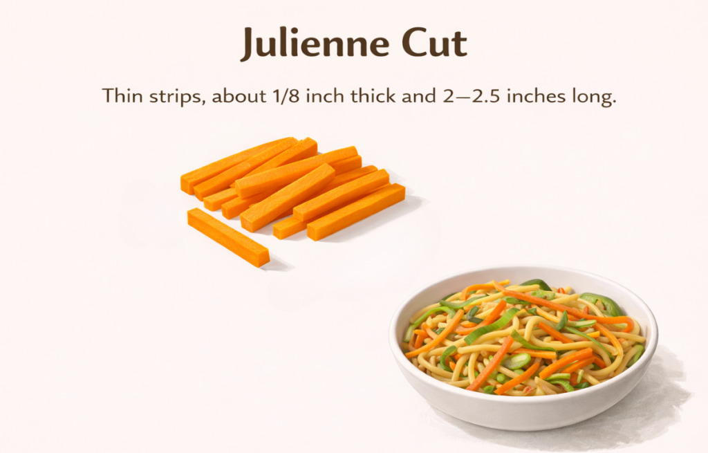 9 Essential Types of Vegetable Cuts for Chefs